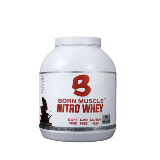 NITRO WHEY – 2kg [ Chocolat Flavour ] – Bornmuslce